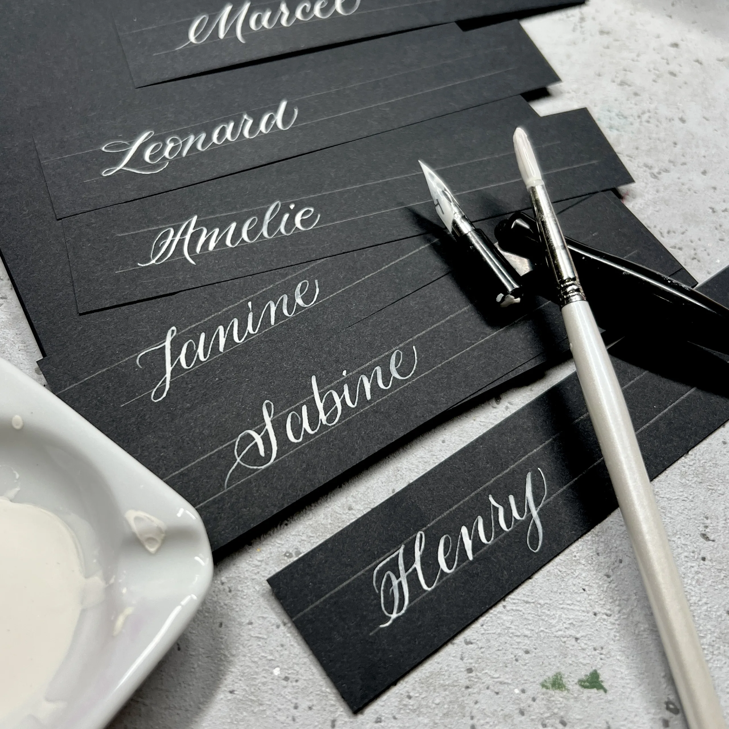 Kalligraphie - Pink Ink Lettering